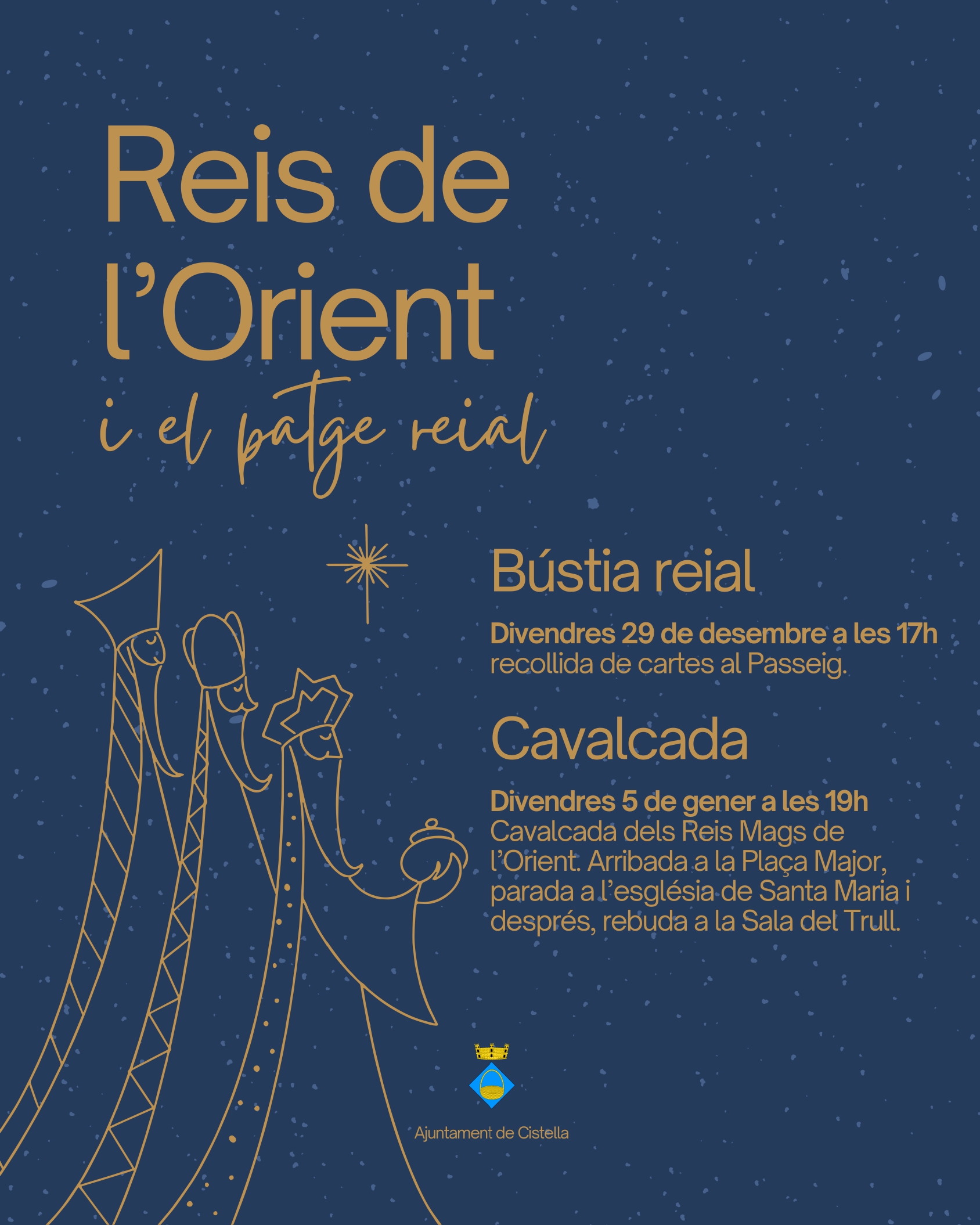 Reis de l'Orient i el patge reial - Web oficial de l'Ajuntament de Cistella
